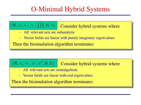 Ppt Hybrid Systems Modeling Analysis Control Review And Vistas Of Research Powerpoint
