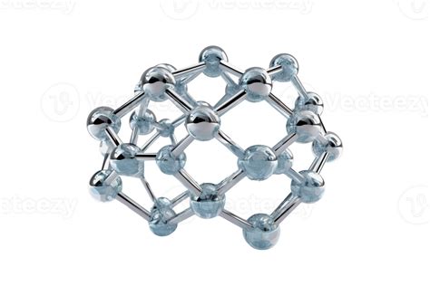 AI Generative 3D Render Of Molecule 25280112 PNG