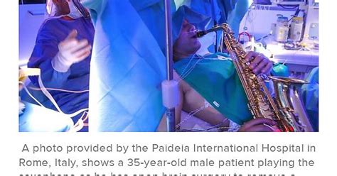 Man Plays His Saxophone Through 9 Hour Very Very Complex Brain