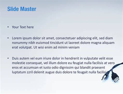 USB Cable PowerPoint Templates USB Cable PowerPoint Backgrounds Templates For PowerPoint