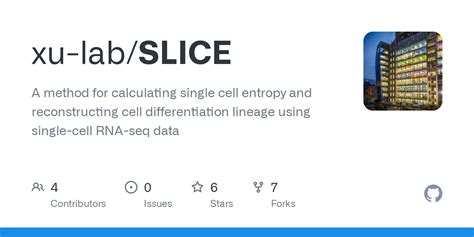 GitHub Xu Lab SLICE A Method For Calculating Single Cell Entropy And Reconstructing Cell