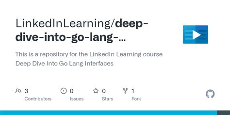 GitHub LinkedInLearning Deep Dive Into Go Lang Interfaces 4555039
