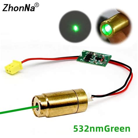 532nm 35mW Green Laser Module 3V Copper Laser Spot Irradiation Positioning Lamp Laser Diode