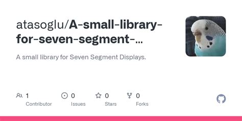 GitHub Atasoglu A Small Library For Seven Segment Display A Small Library For Seven Segment