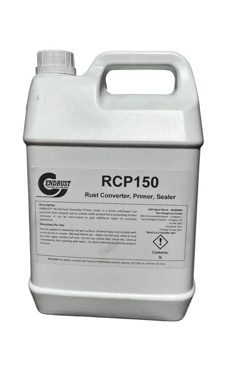 Rust Converter Primer Sealer RCP150 Endrust Australia