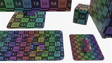 Computer Monitor Keyboard Mouse Pad Speakers Woofer Set Pbr 3d Model