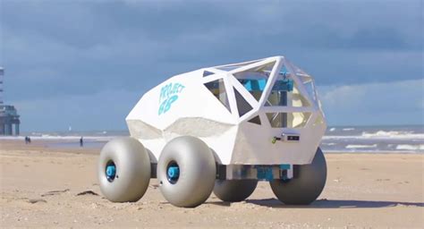 Meet BB The Beach Cleaning Robot The Optimist Daily