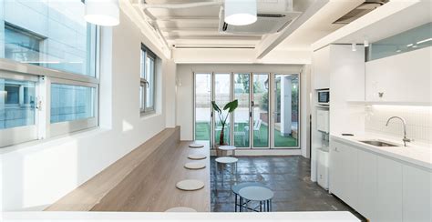 사무실 빈티지모던 조합의 세련된 사무실 인테리어 인테리어베이 상업공간