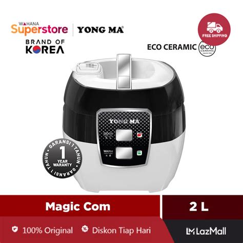 Yong Ma Digital Magiccom Rice Cooker 2 Liter Smc8033 Smc 8033 Putih Lazada Indonesia