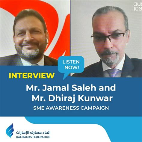 Listen To Mr Jamal Saleh And Mr Dhiraj Kunwar Talk About Sme Awareness On Business Breakfast