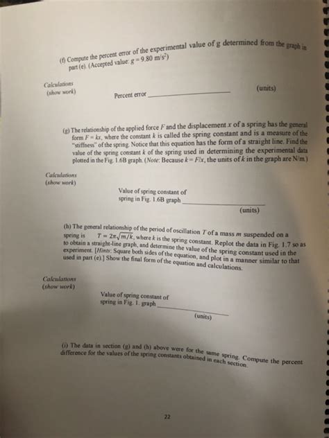 Experiment Experimental Uncertainty Error And Chegg