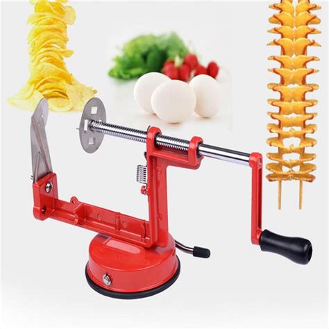 Badu Bg Ръчна въртяща се машина за рязане на картофен чипс Многофункционална резачка Кула за