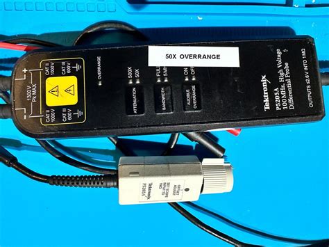 Tektronix P5205A 1300V High Voltage Differential Probe Partially Working EBay
