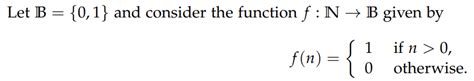 Solved Let B 01 And Consider The Function Fn→b Given By