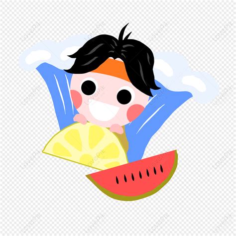 여름 서핑 소년 Png 일러스트 무료 다운로드 Lovepik