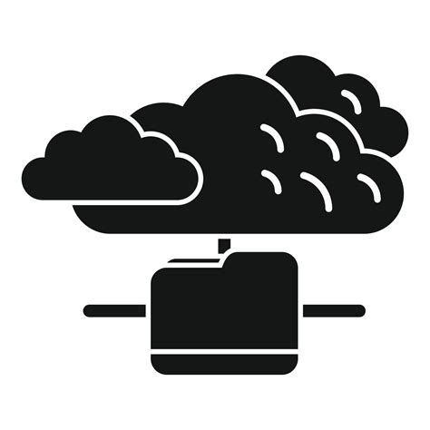 Database Cloud Icon Simple Vector Platform System 15152283 Vector Art
