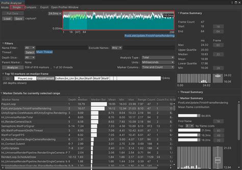 使用 unity profiler analyzer 优化您的游戏