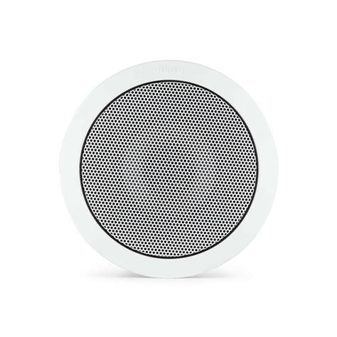 Algo 8198 Sip Poe High Power Ceiling Speaker For Paging Notification And Music White
