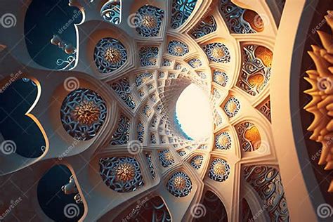 Fractal Volumetric Abstraction Background Neural Network Ai Generated