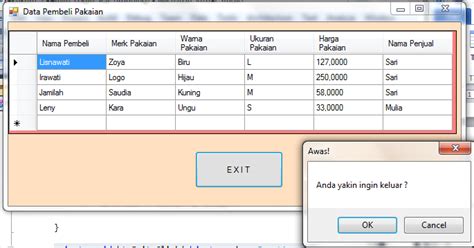 Database Menggunakan SQL Dan Visual Studio 2010 Ultimate Siti Mulia Sari