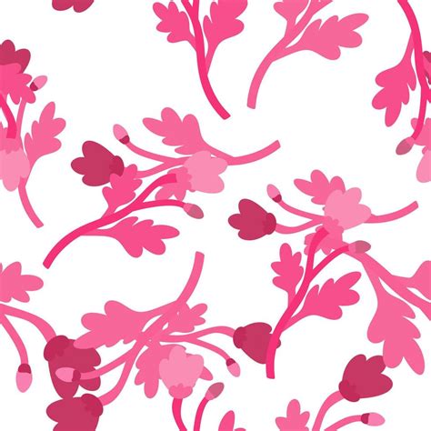Decoration Abstract Flower Seamless Pattern Botanical Floral Wallpaper