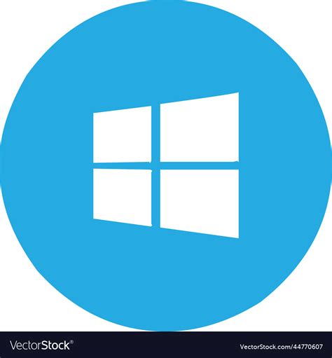 Windows 10 Icons Royalty Free Vector Image Vectorstock