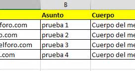 VBA Enviar Un Email Desde Excel EXCEL FORO EJERCICIOS EJEMPLOS