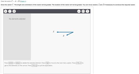 Solved Draw The Vector C A B Figure 1 Draw The Vector C Chegg Com