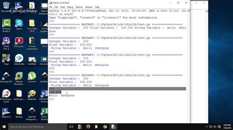 Python Variable Declaration In Python Youtube