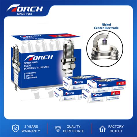 8pcs Torch F6tc Spark Plug Replacement For Ngk Bp6es For Ac Delco 42xls 43xls Ebay