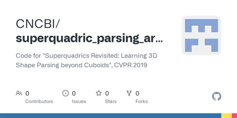 github cncbi superquadric parsing archive code for superquadrics revisited learning 3d