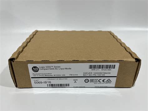 2022 New Factory Sealed Ab 5069 Ib16 A Compact 5000 Dc I O Input Module 5069ib16 Ebay