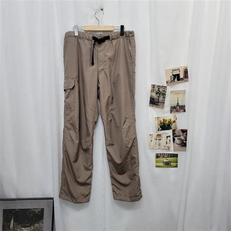 유니클로 기모안감 허리벨트 스트링 바지 L 헬로마켓