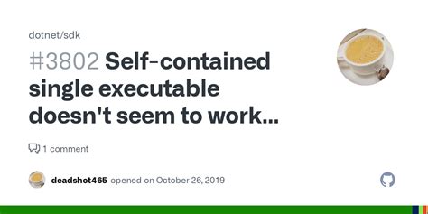 Self Contained Single Executable Doesnt Seem To Work With Class Library Project References