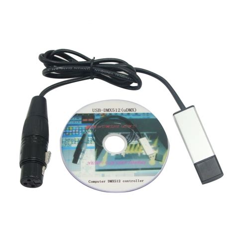 USB To DMX Interface Adapter DMX Computer Satge Lighting Controller