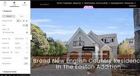 Container Bg Image Position Not Displaying Correctly Relementor