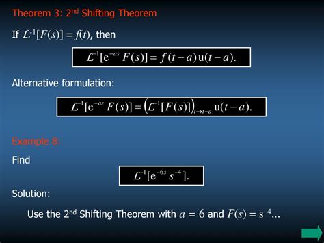 Week 8 Laplace Transformation The Basics The Shifting Theorems Ppt Download Week 8 Laplace Transformation The Basics The Shifting Theorems Ppt Download