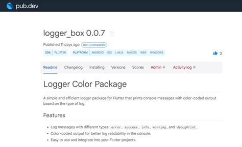 ismail vk on linkedin flutter dart loggerbox opensource pubdev