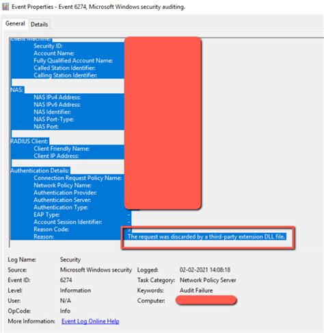 Azure Mfa Nps Extension The Request Was Discarded By A Third Party