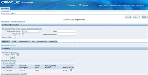 all about oracle personalization of oracle self service pages