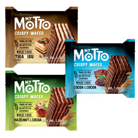 My Motto Wafer Biscuit Assorted Flavor 20 X 30g Expiry Date 15