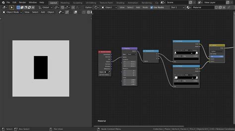 Rectangle And Triangle With Procedural Maps Materials And Textures