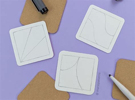 What Is Zentangle How To Draw Easy Relaxing Abstract Patterns Mario Patterns