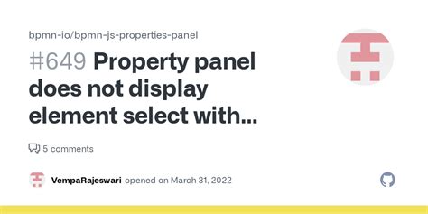 Property Panel Does Not Display Element Select With Double Click