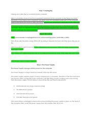 How To Disassemble A System Unit Docx Step Unplugging Unplug Ever Cable That Is Connected