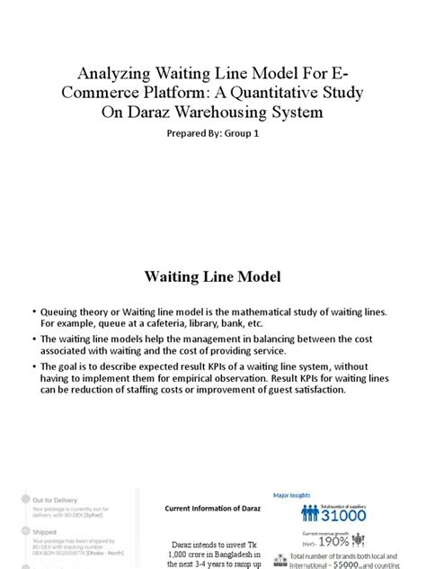 Analyzing Waiting Line Model For E Commerce Platform Pdf