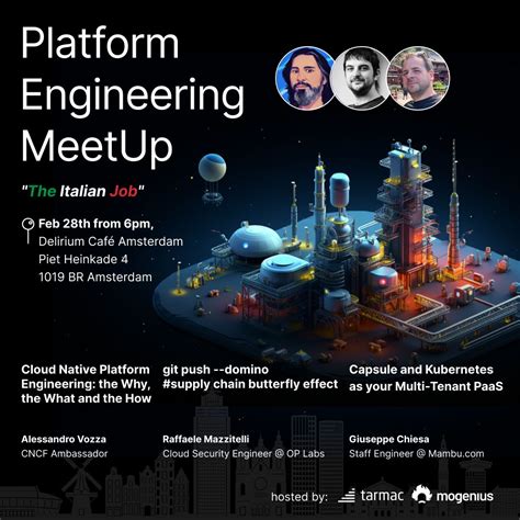 Tarmac Io On Linkedin Platformengineering Meetup Amsterdam Devops Cloudnative Capsule…