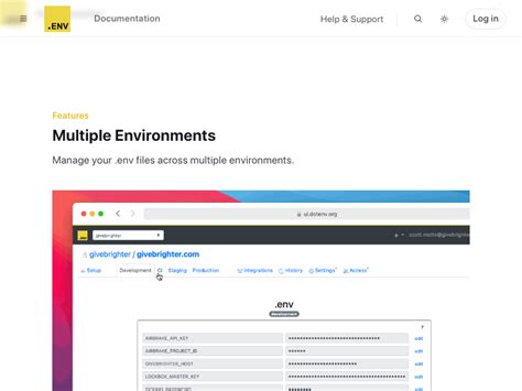 Multiple Environments Dotenv
