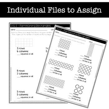 Partition Rectangles Distance Learning 2 G 2 By Cupcakes N Curriculum