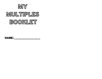 Multiples Booklet For Skip Counting And Multiplication Pre Filled In